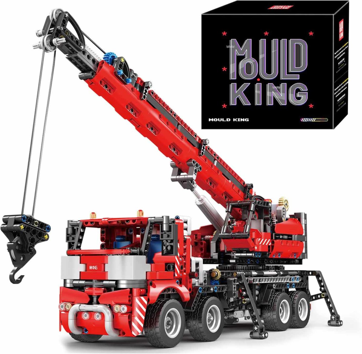 Mould King 17003 All-Terrain Piling Platform Schwerlastkran inkl. RC ...