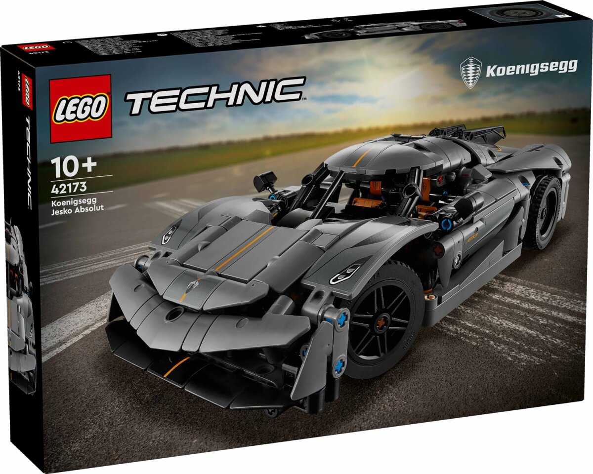 LEGO Technic 42173 Koenigsegg Jesko Absolut Supersportwagen in Grau, 44 ...