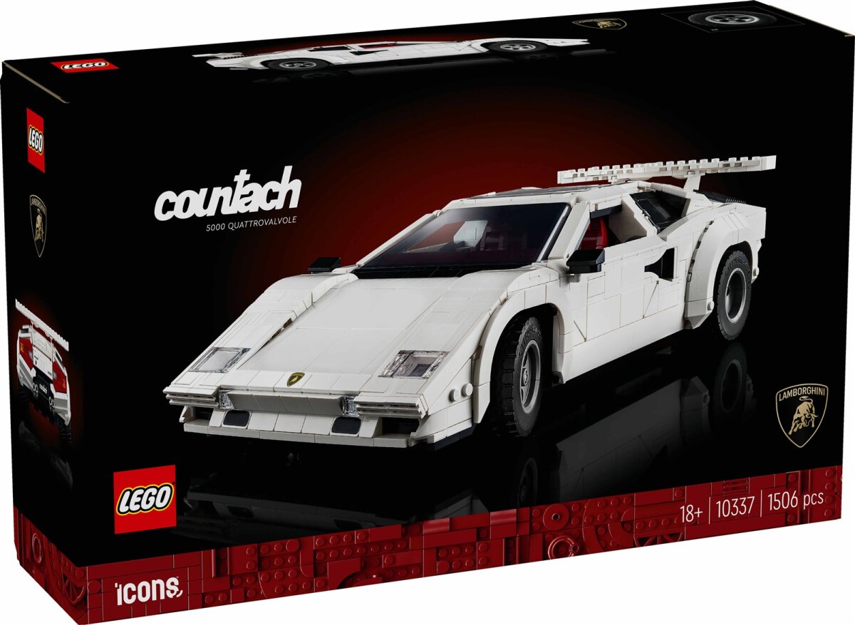LEGO Iconic 10337 Lamborghini Countach 5000 Quattrovalvole, 134,99