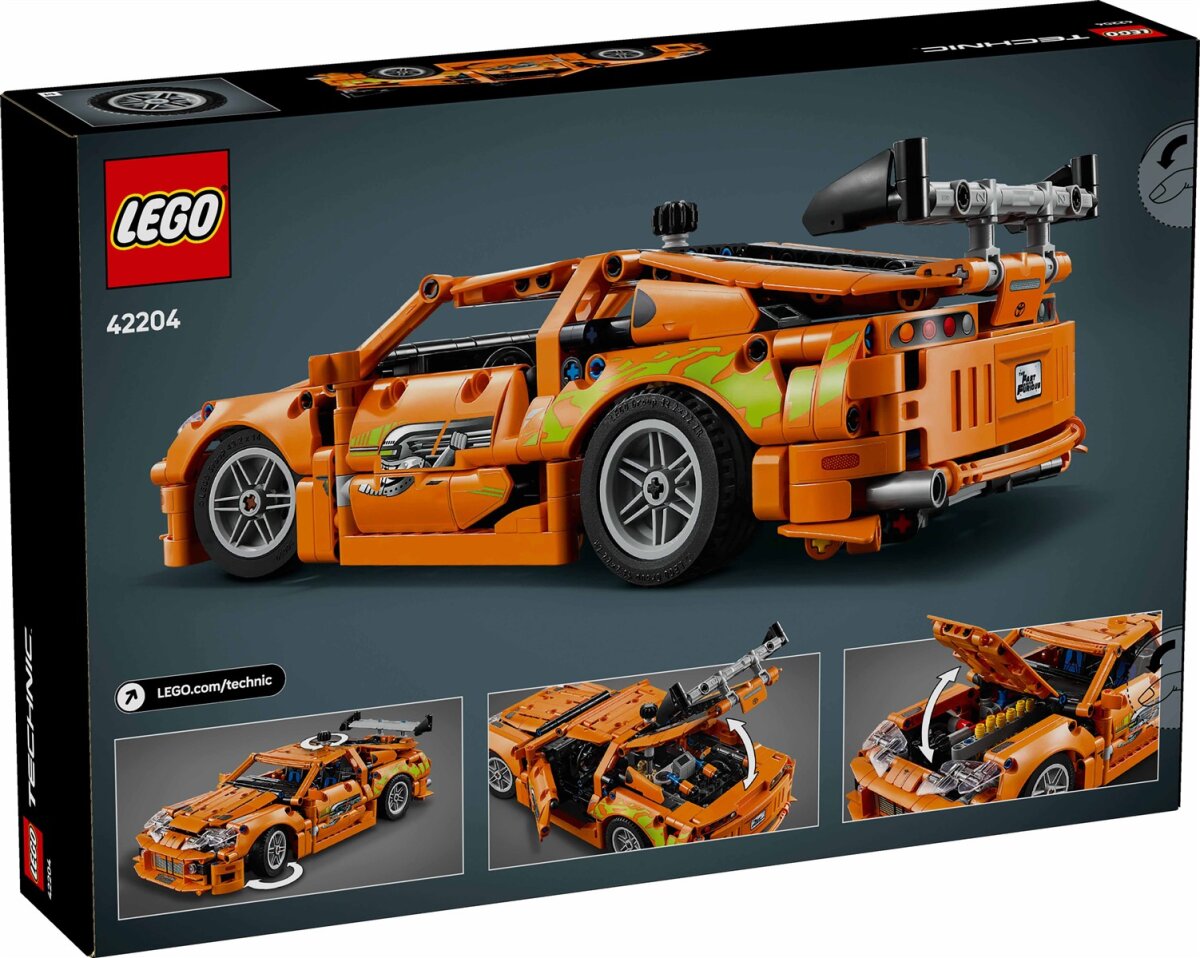 LEGO Technic 42204 Fast and Furious Toyota Supra MK4, 46,09