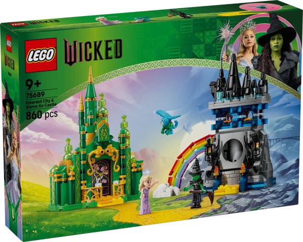 LEGO Wicked 75689 Emerald City & Kiamo Ko Castle, 63,99