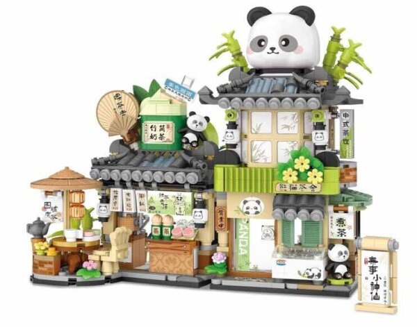 LOZ MINI BRICKS 1383 Panda Cafe, 19,95